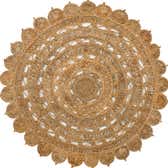 Natural 6' x 6' Braided Jute Round Rug | Rugs.com